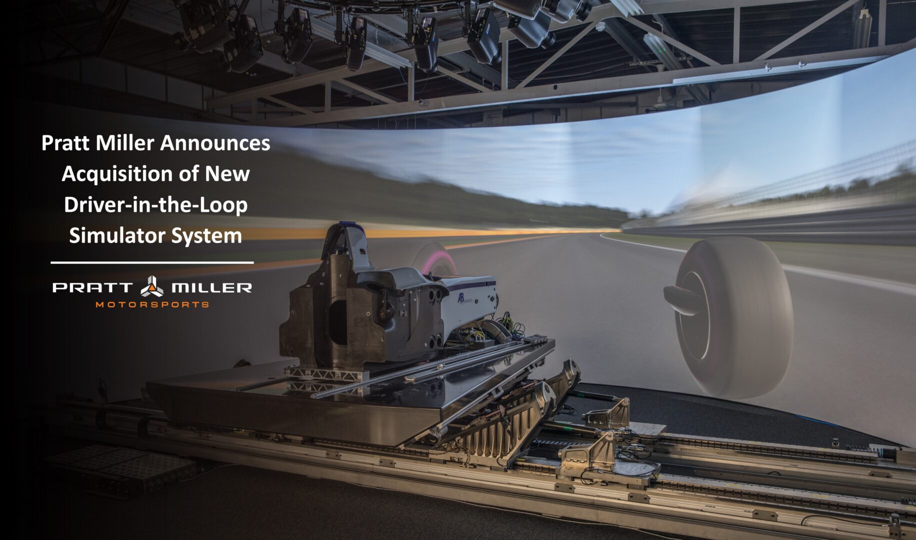 Pratt Miller Announces Acquisition of New Driver-in-the-Loop Simulator System - Pratt Miller
